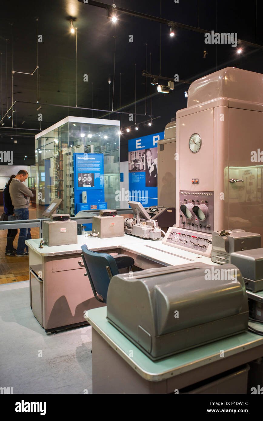 England, London, South Kensington, Science Museum, Ernie 1, early ...