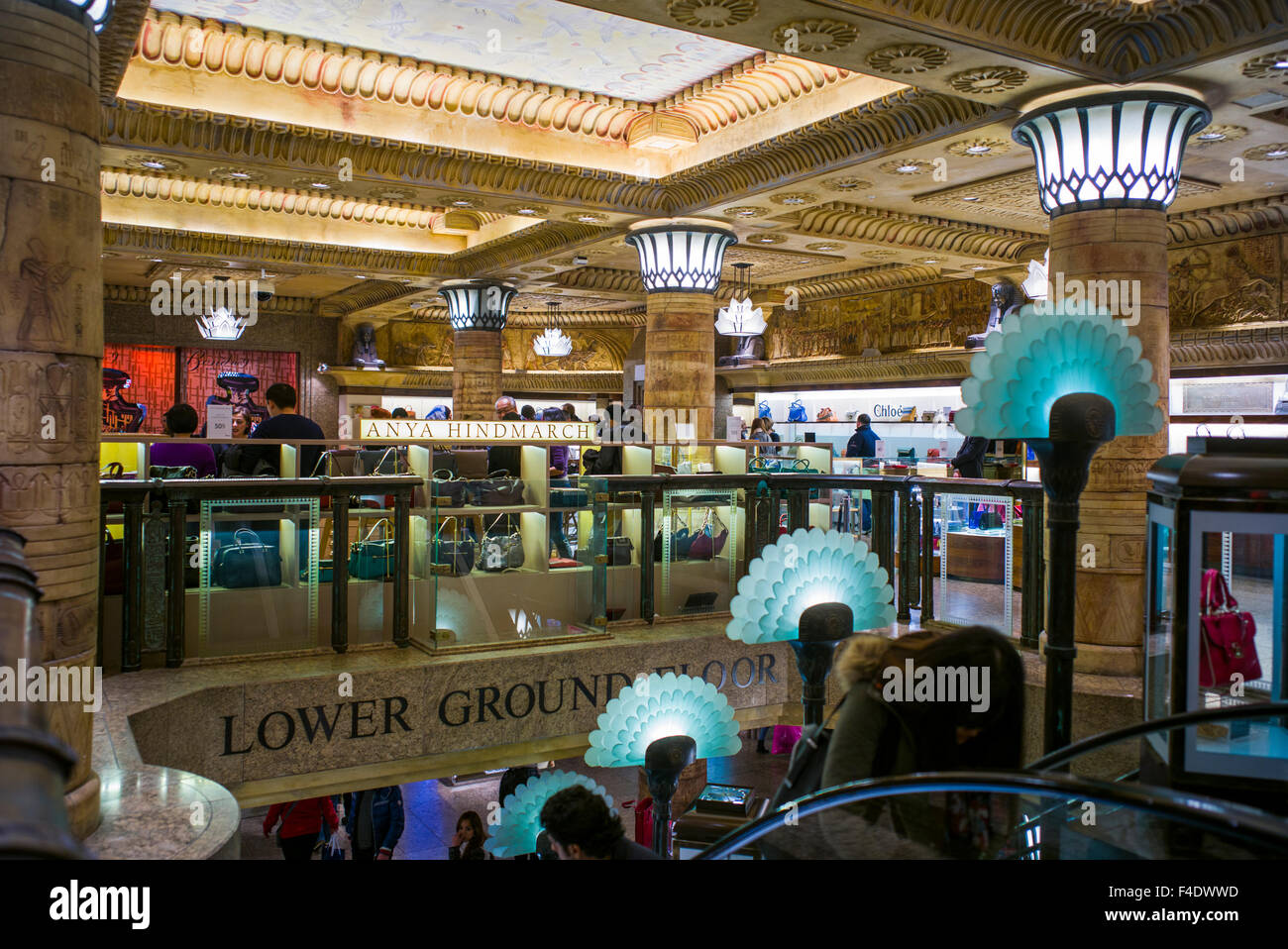 Harrods interior knightsbridge hi-res stock photography and images - Alamy