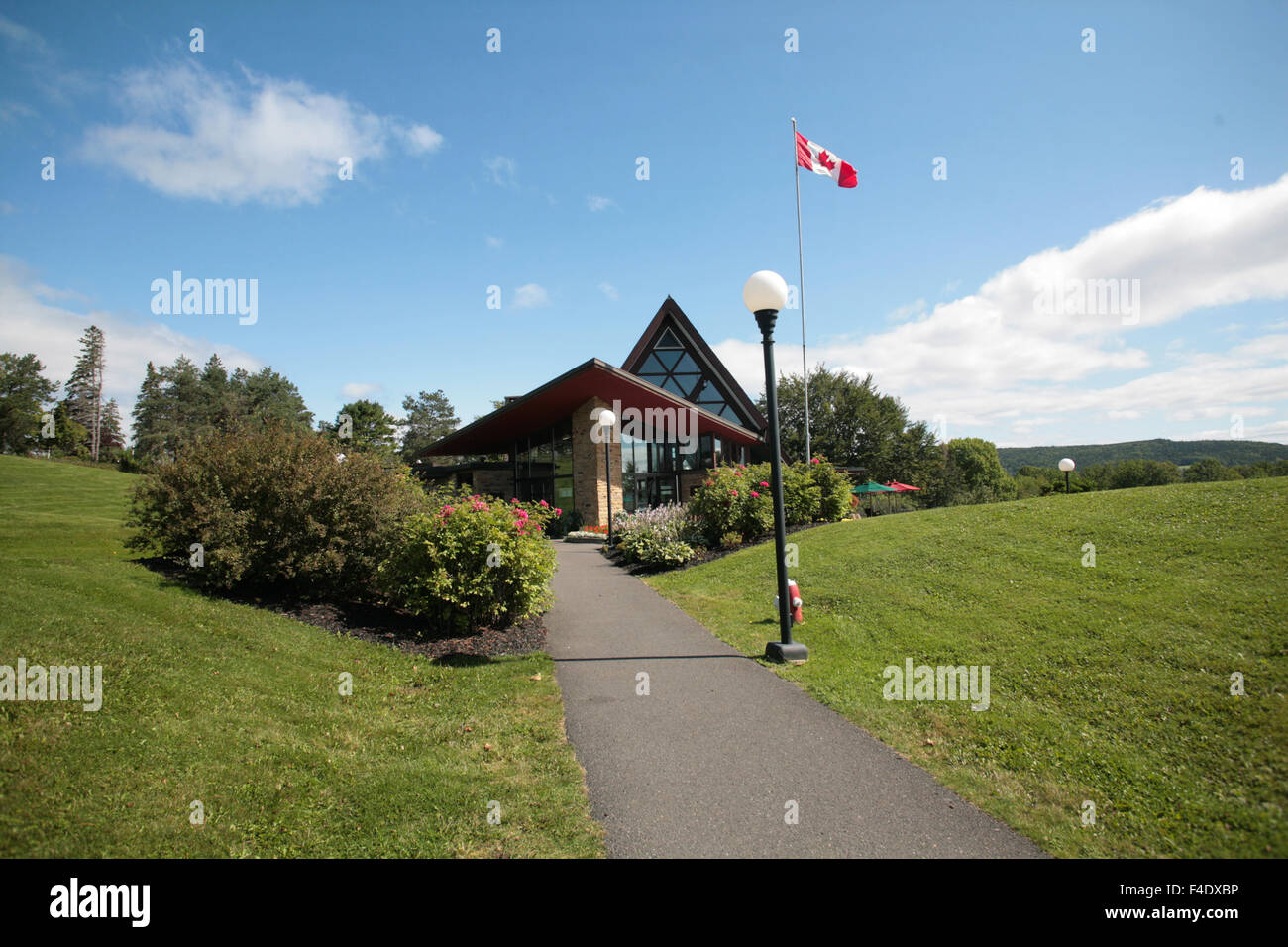 The Alexander Graham Bell Museum in Baddeck, Nova Scotia Stock Photo ...