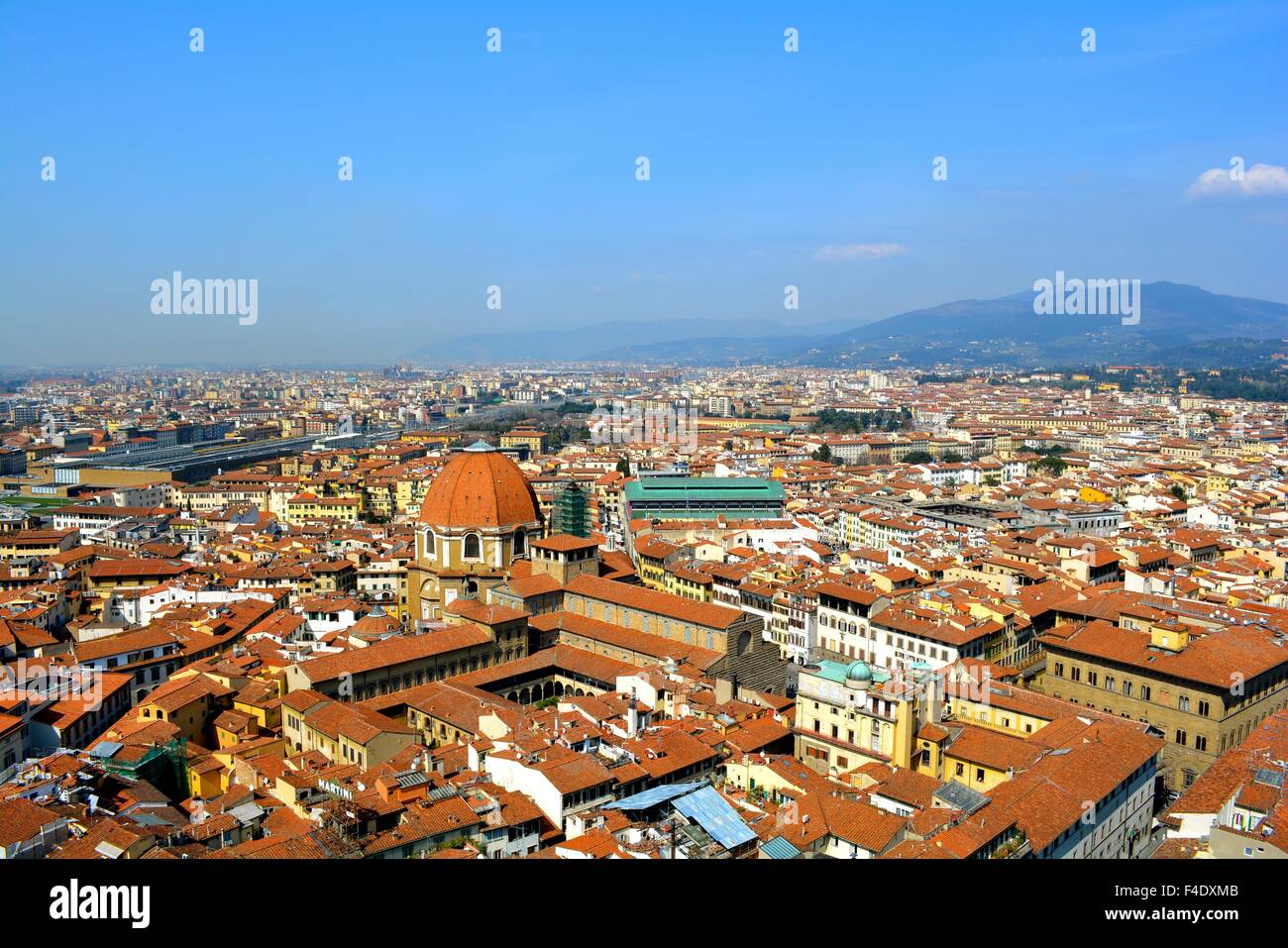 Aerial view florence hi-res stock photography and images - Alamy