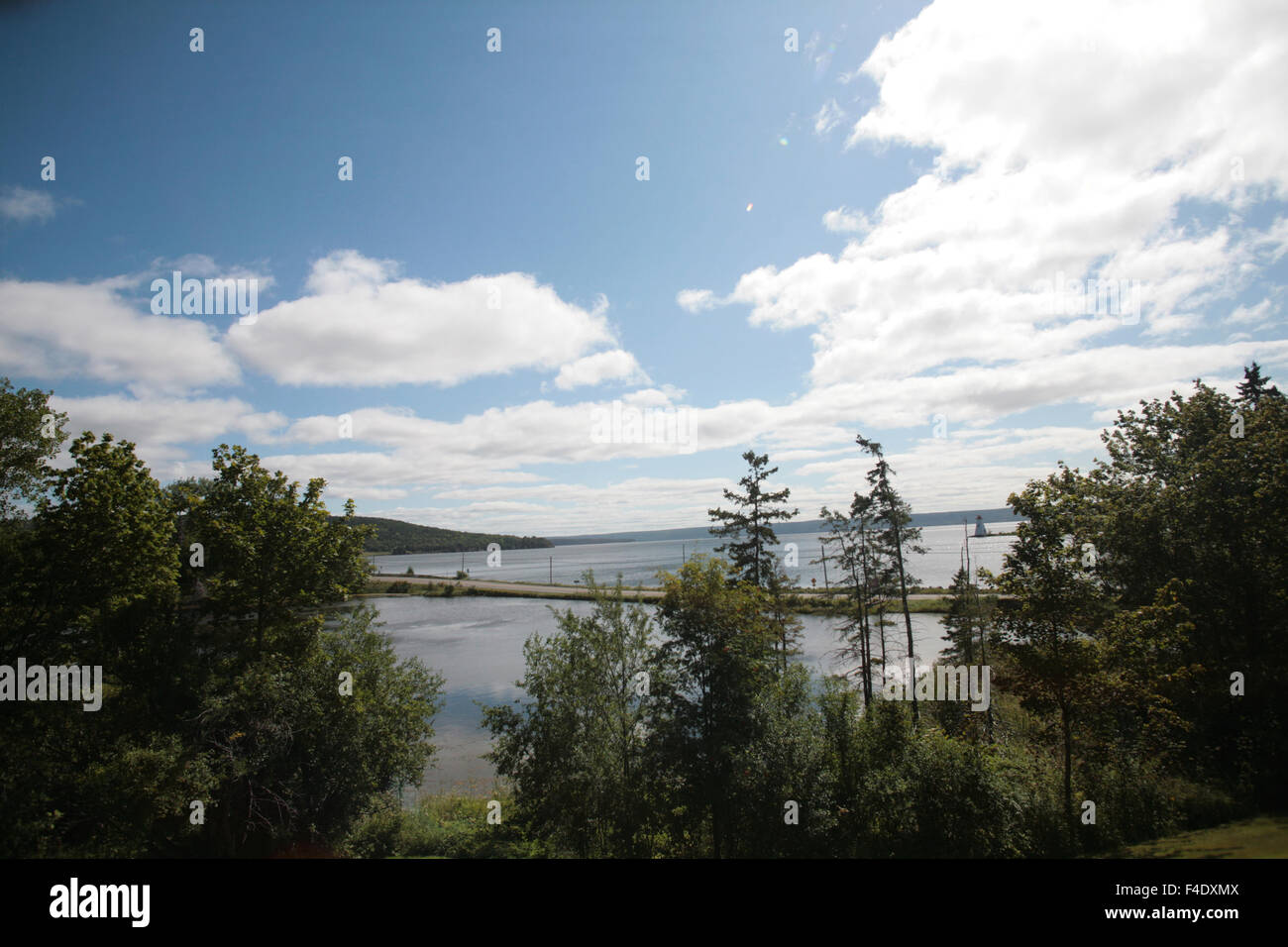 The Baddeck Bay in Nova Scotia Stock Photo - Alamy
