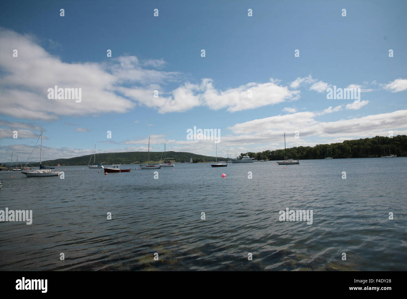 The village of Baddeck, Nova Scotia Stock Photo - Alamy