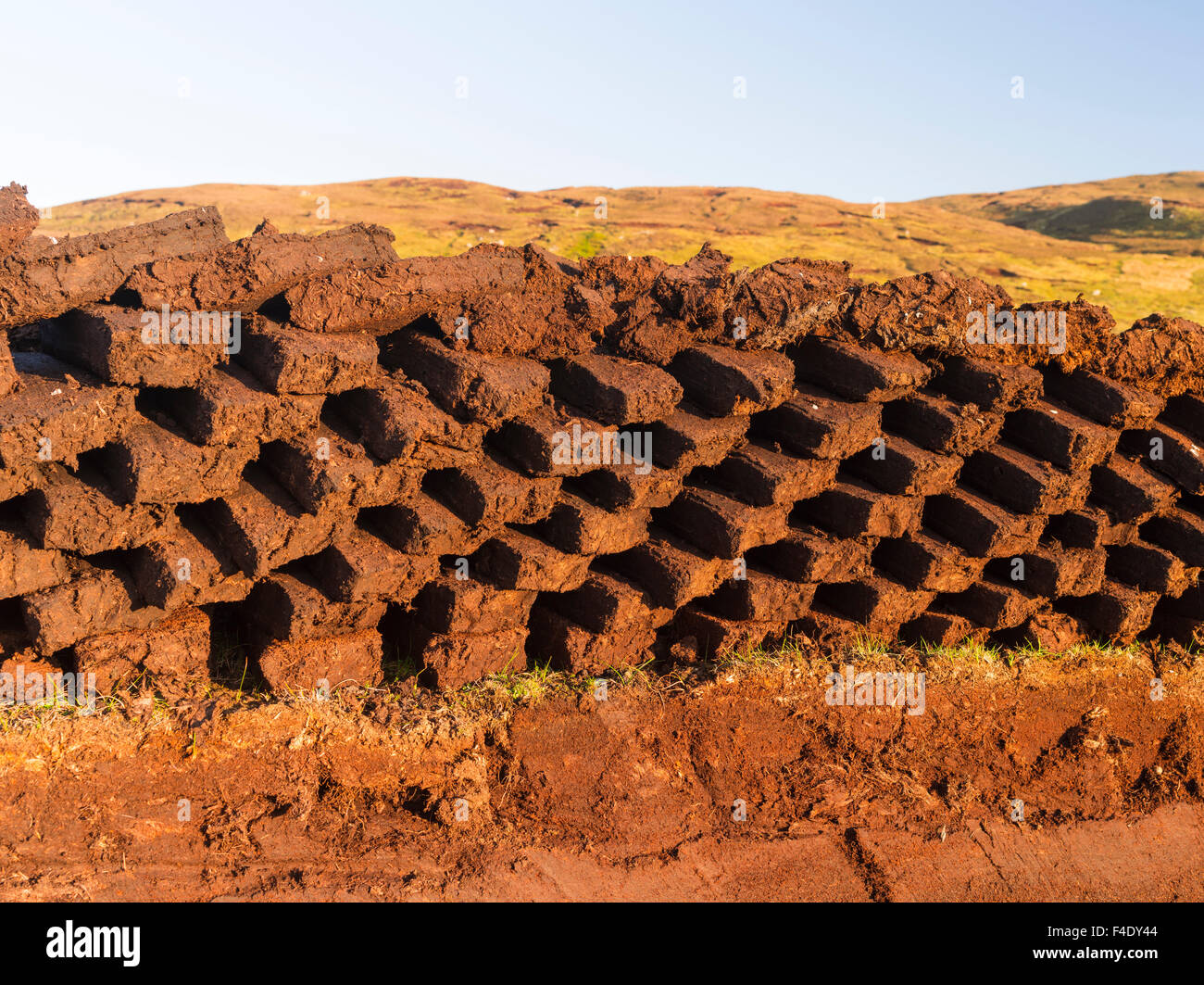 Peat cutting on shetland hi-res stock photography and images - Alamy