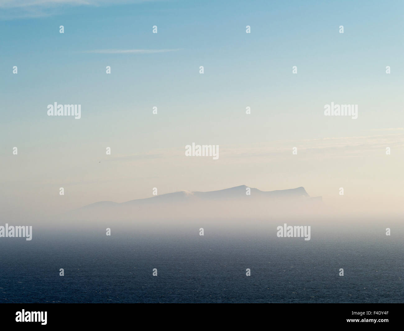 The island of Foula, part of the Shetland archipelago. Shetland ...