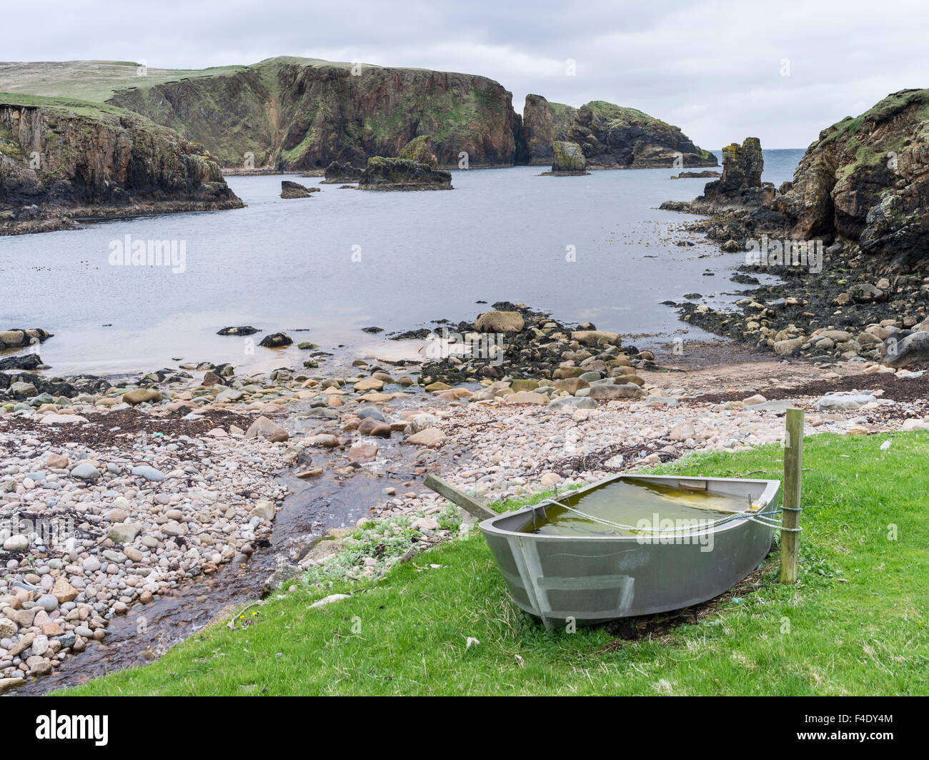 Landscape on West Shetland. Shetland, Northern Isles, Scotland. (Large ...