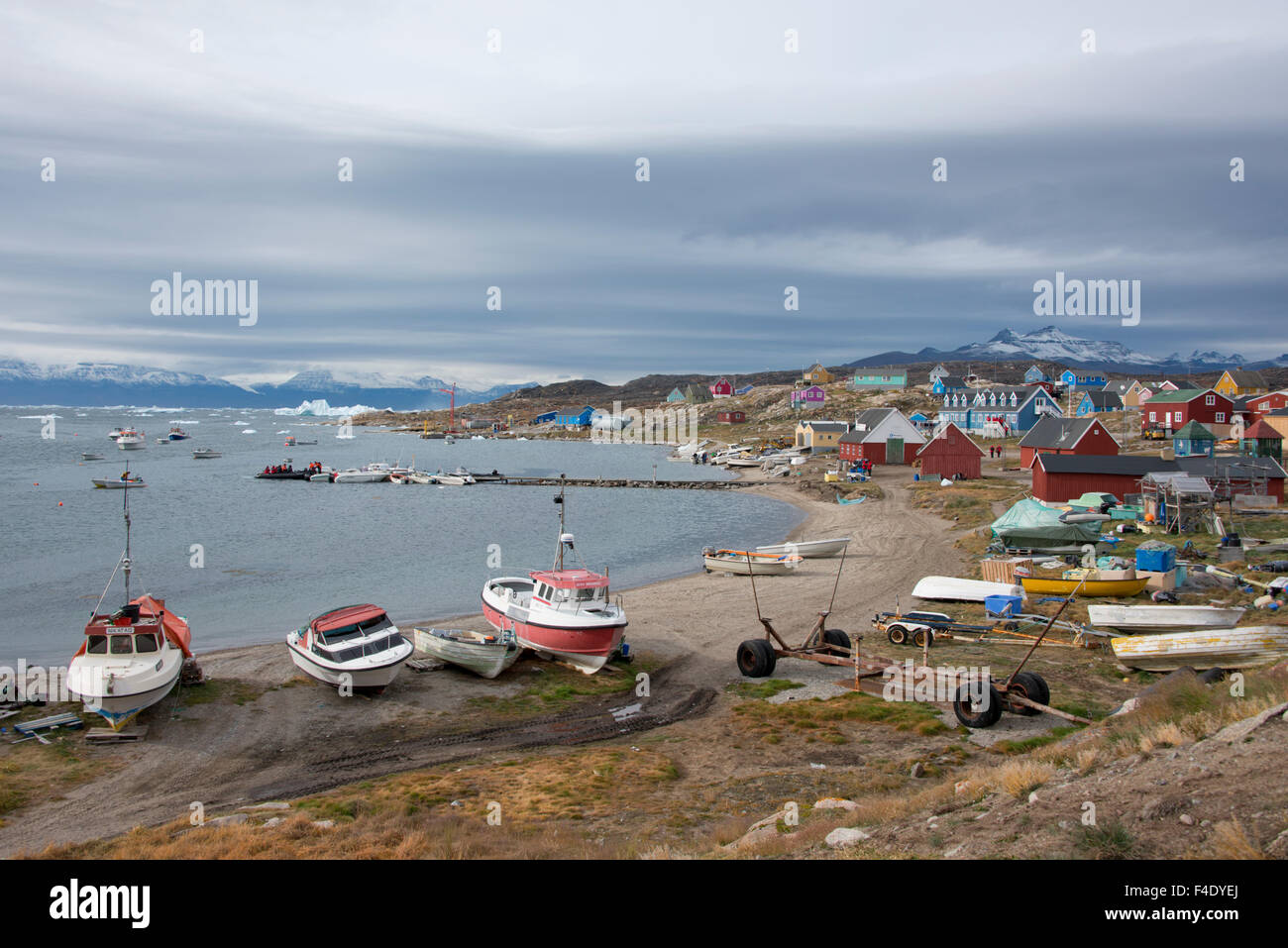 Greenland, Nuussuaq Peninsula, Disko Bay, Qaasuitsup municipality ...