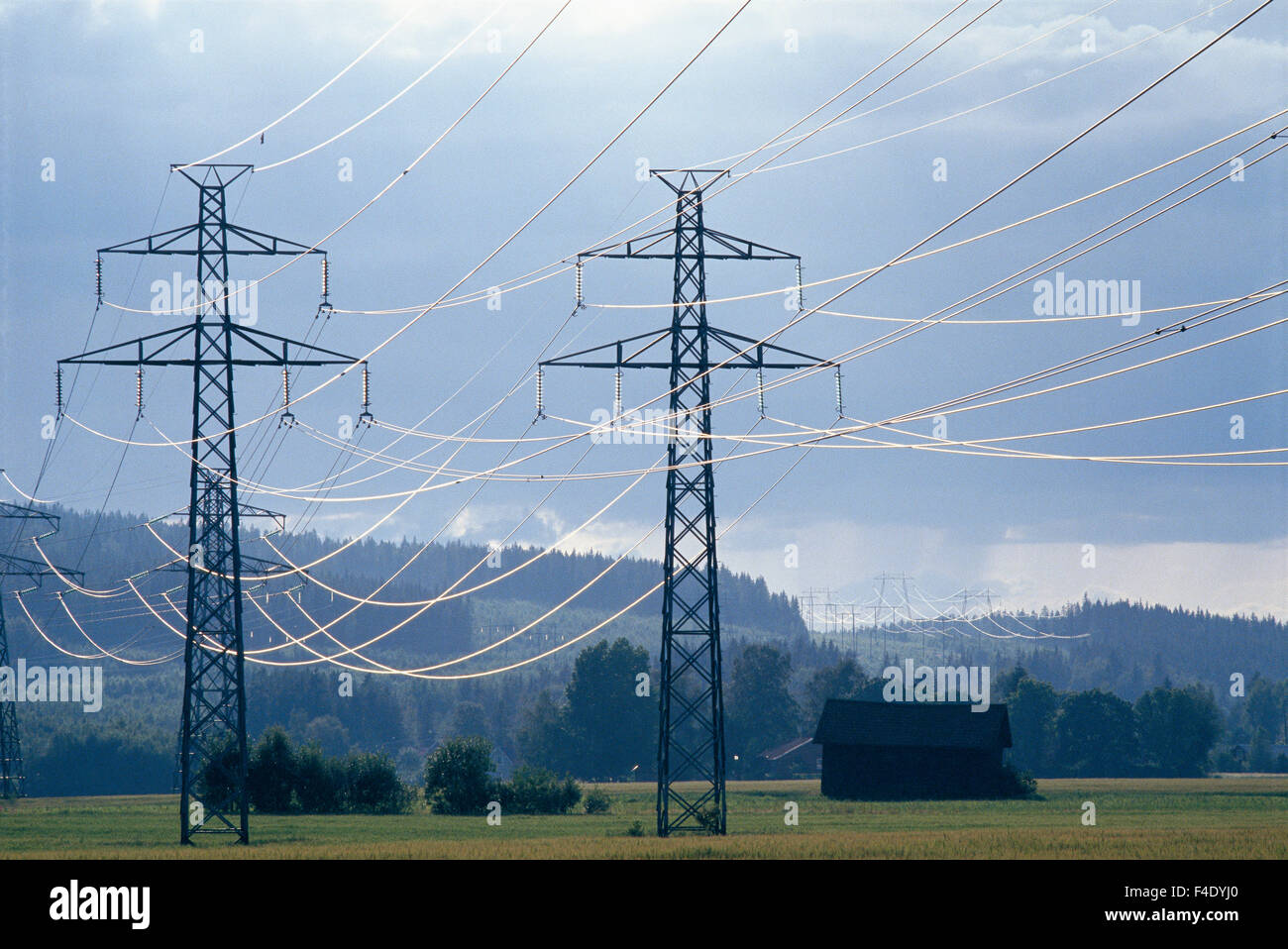 Power transmission lines hi-res stock photography and images - Alamy