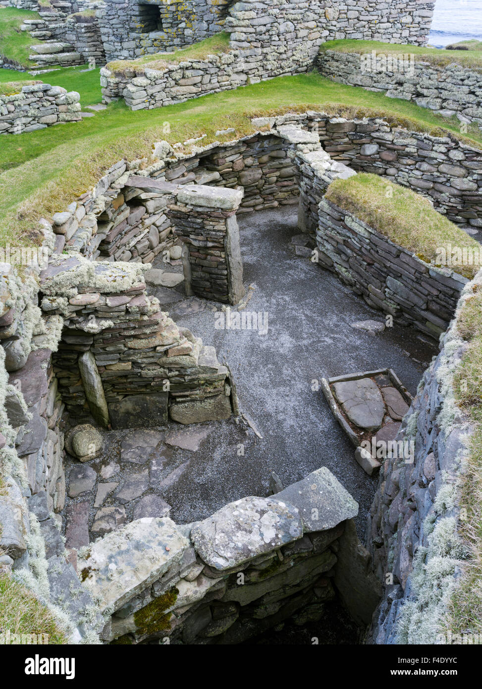 Jarlshof archaeological site on Scotland's Shetland Islands, which was ...