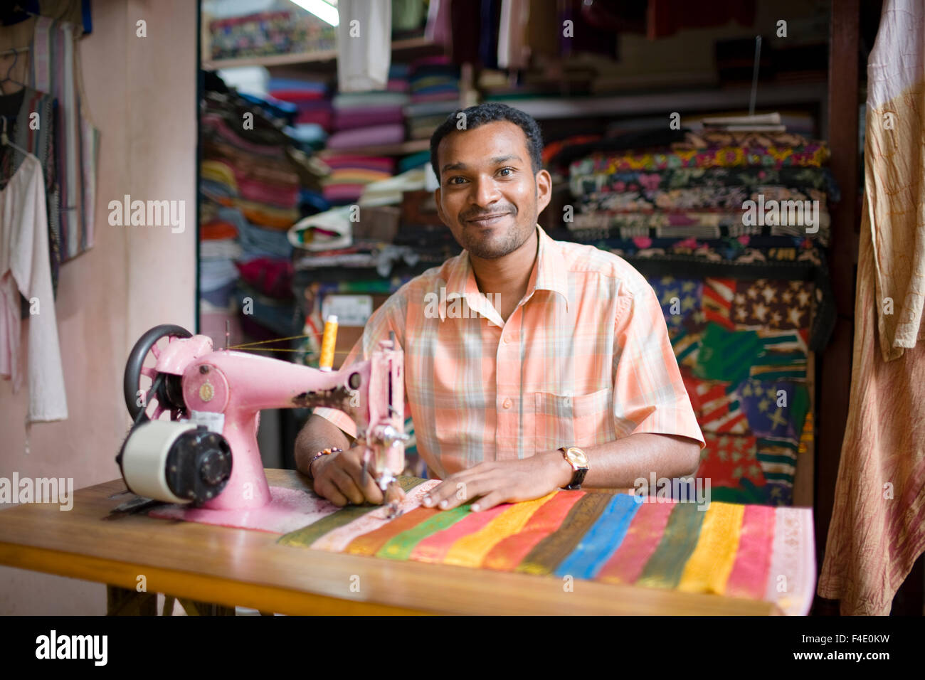 A tailor, India Stock Photo - Alamy