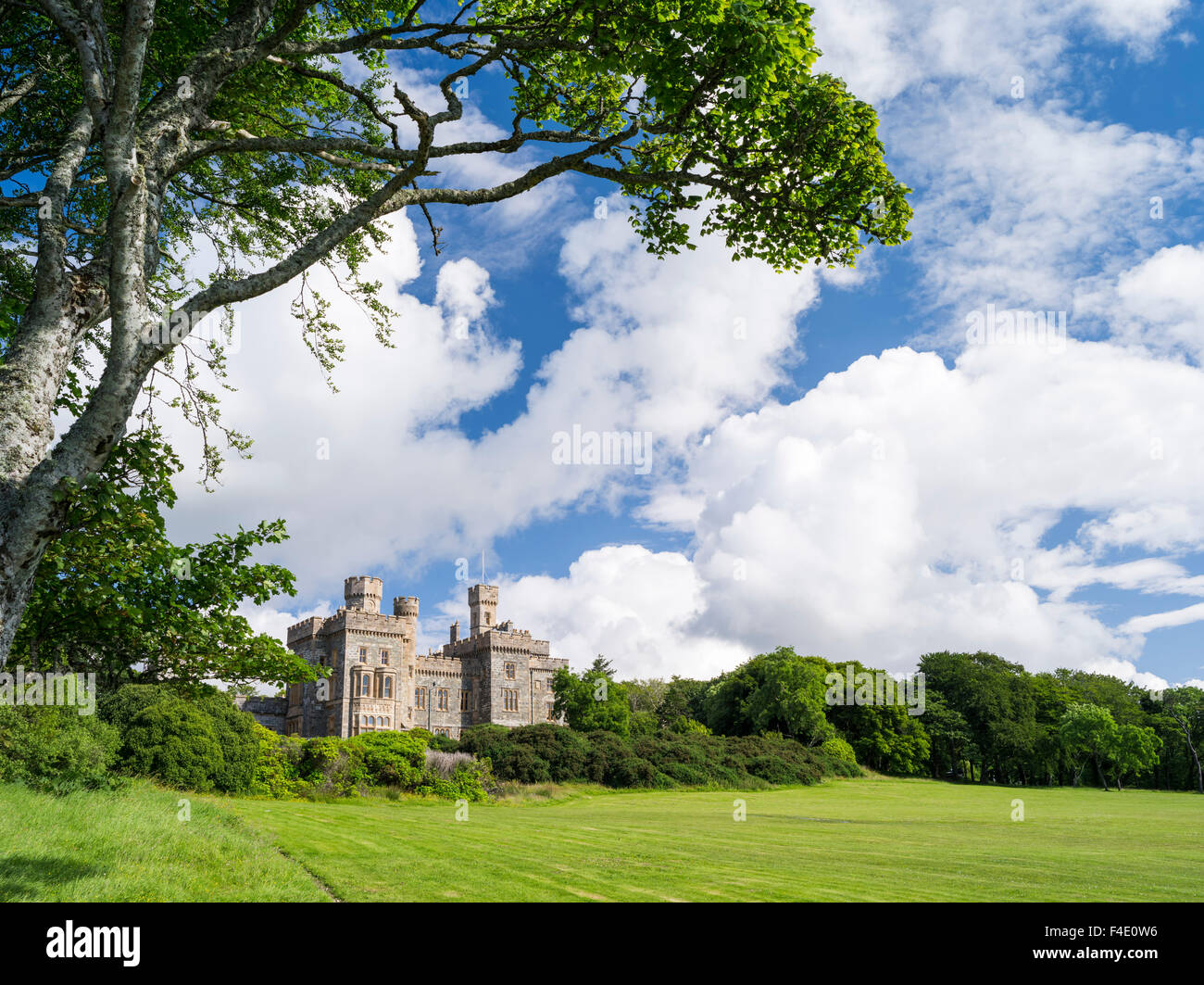Stornoway, the largest town. Lews Castle and gardens, now museum and ...
