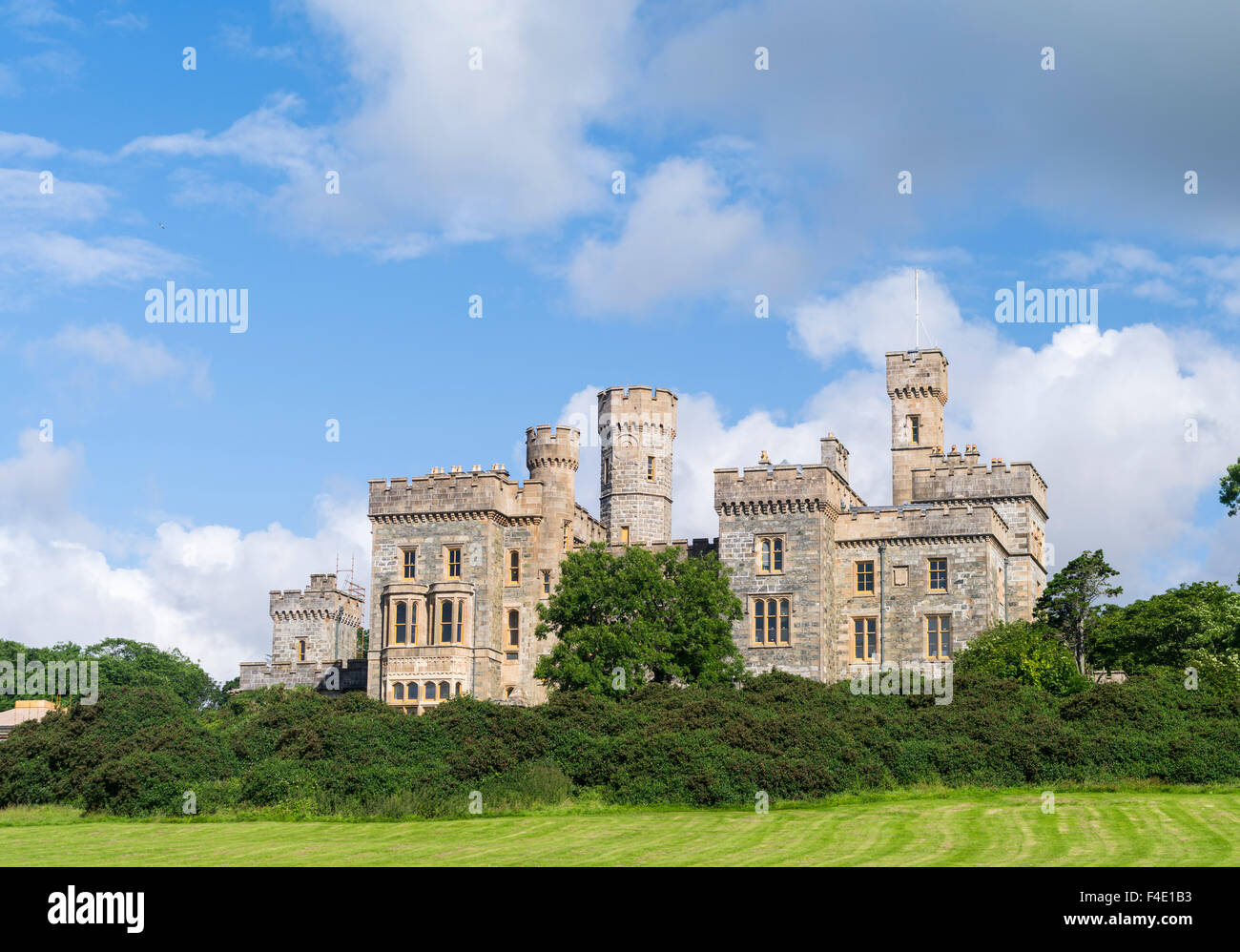 Stornoway, the largest town. Lews Castle and gardens, now museum and ...