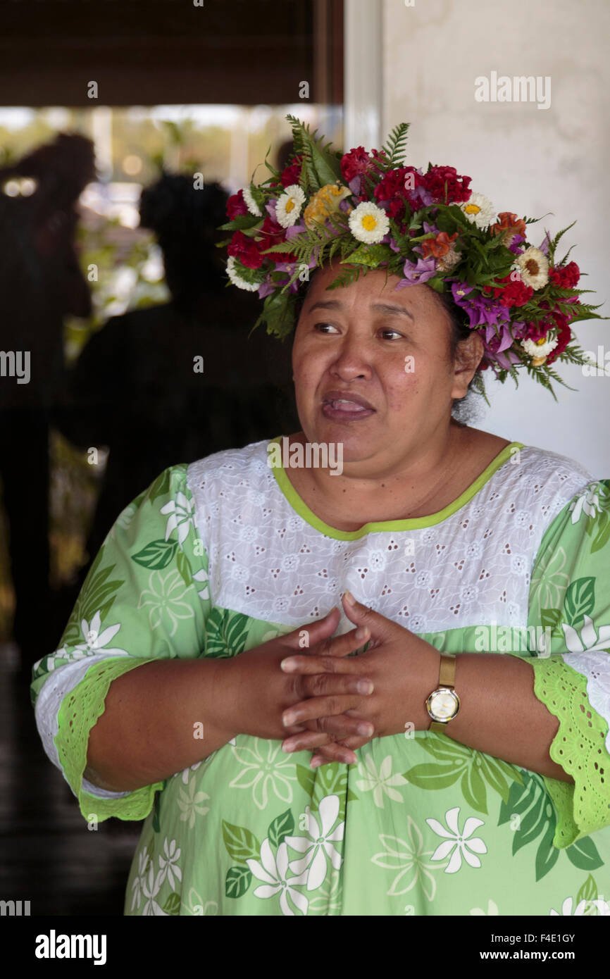 Portrait polynesian woman tahiti french hi-res stock photography and ...