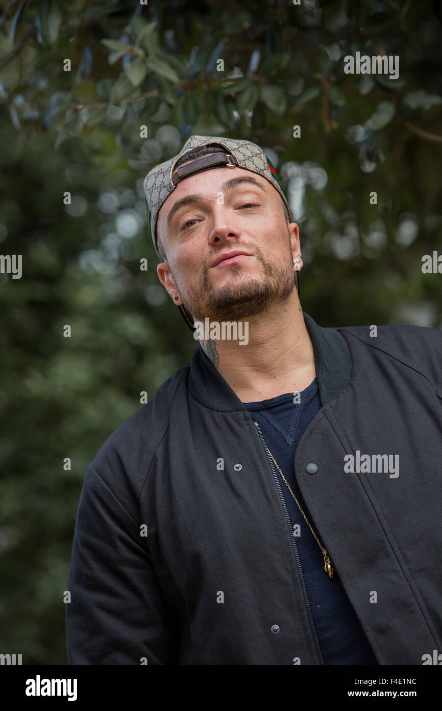 Italian rapper red carpet hi-res stock photography and images - Alamy
