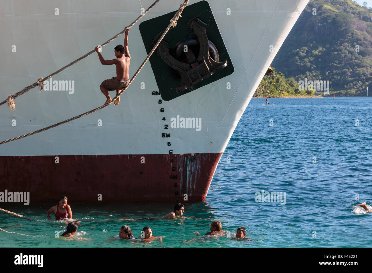 Children Huahine French Polynesia High Resolution Stock Photography and ...