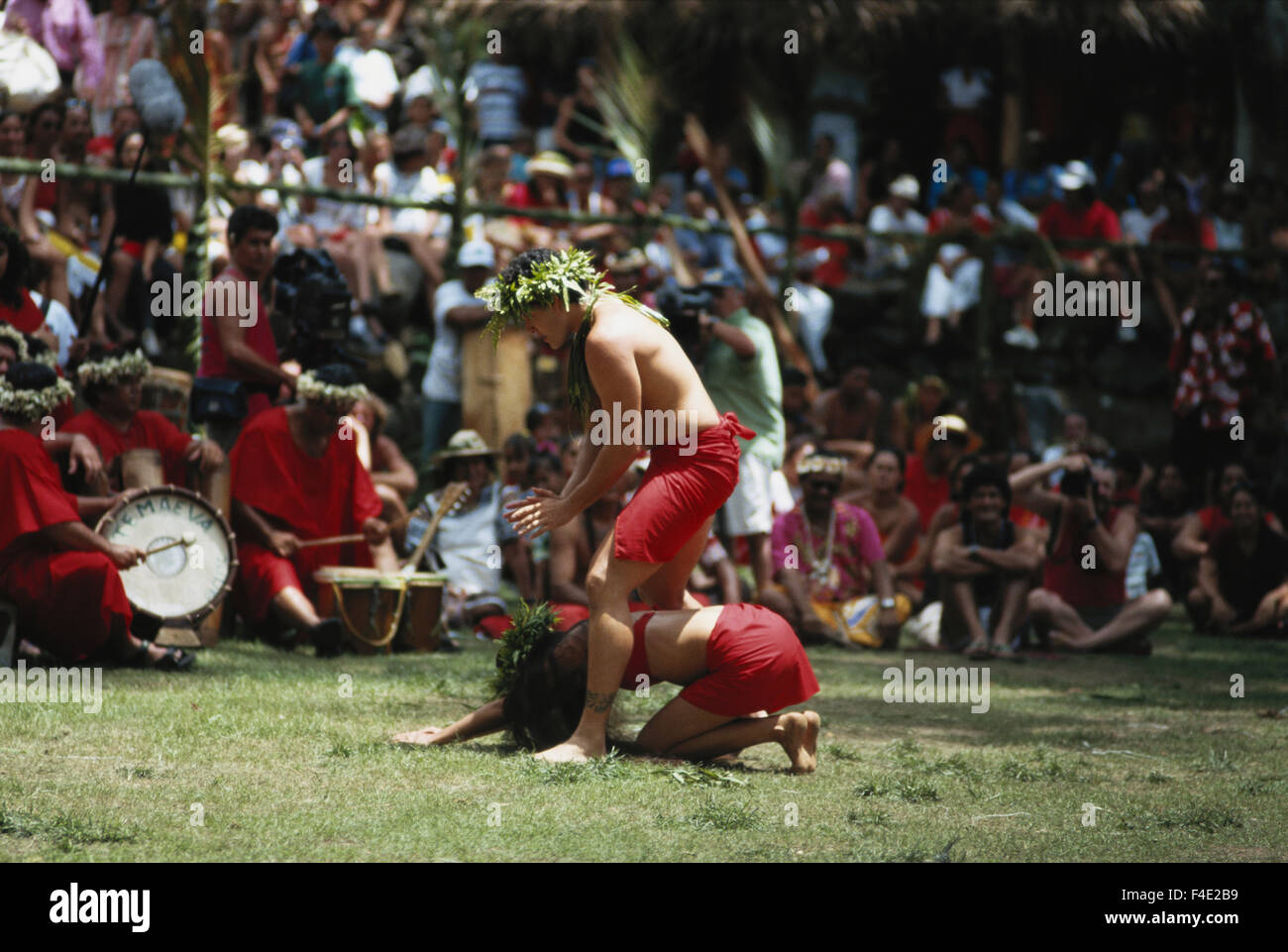 French Polynesia, Marquesas Islands, Nuku Hiva Island, People ...
