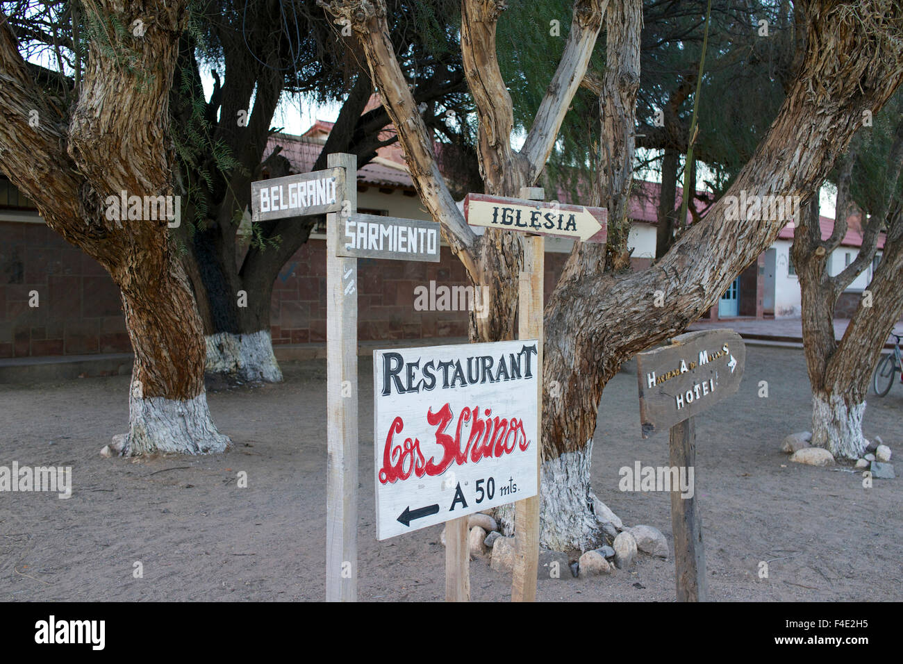 Argentina, Salta, Valles Calchaquies. The Calchaquies River area is ...
