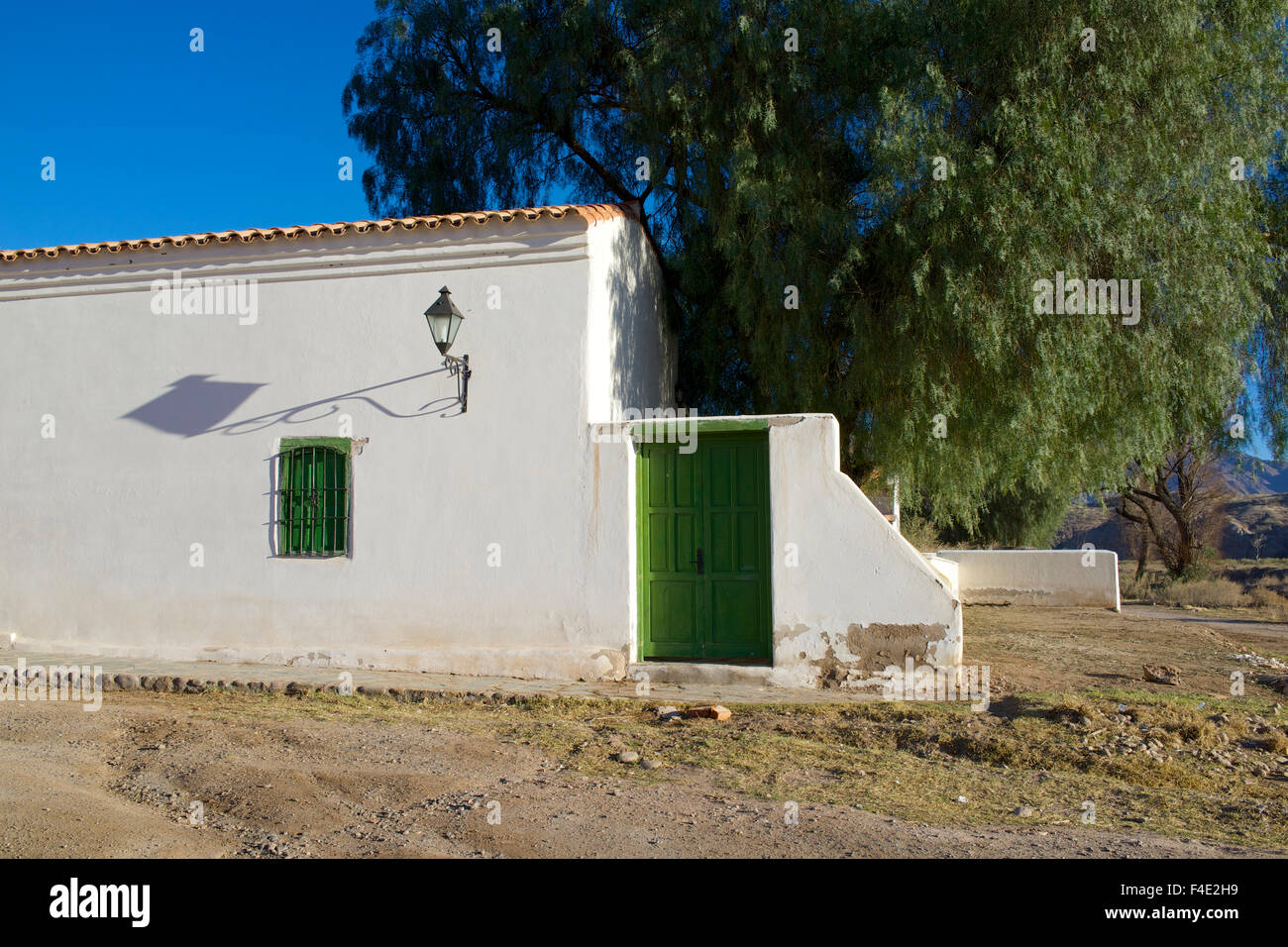 Argentina, Salta, Valles Calchaquies. The Calchaquies River area is ...