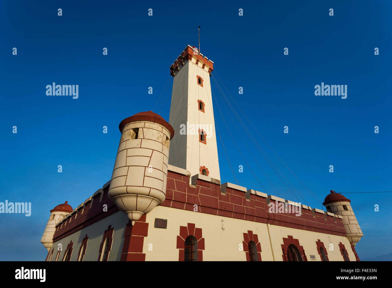 Chile, La Serena, Faro Monumental, lighthouse at dawn Stock Photo - Alamy