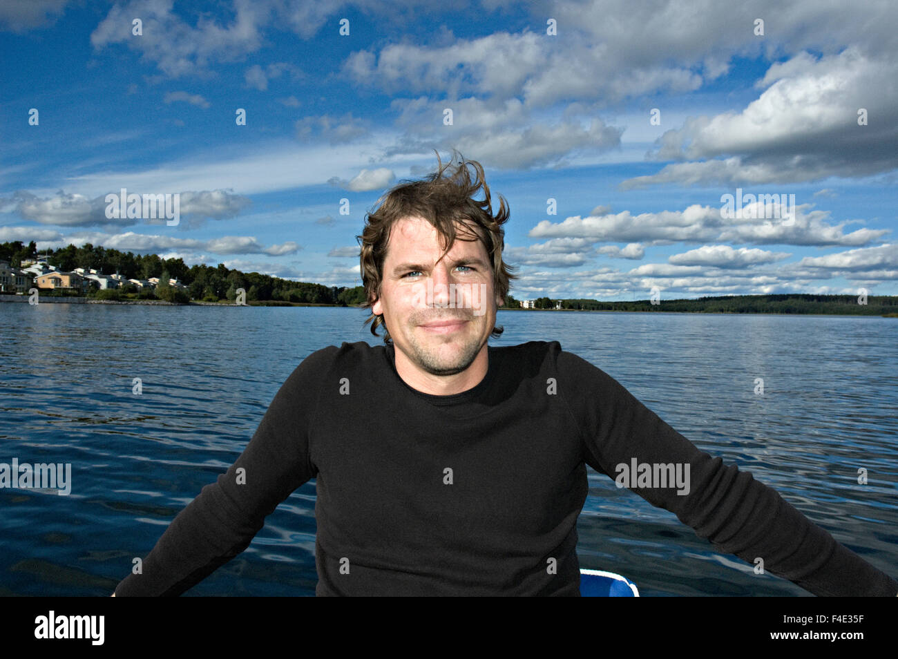 Portrait of a young man, Sweden Stock Photo - Alamy