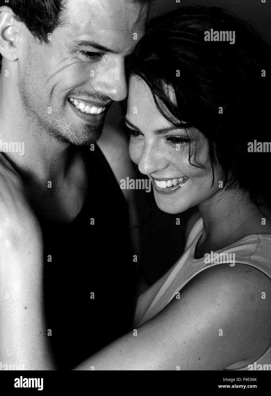 A young couple hugging, Sweden Stock Photo - Alamy