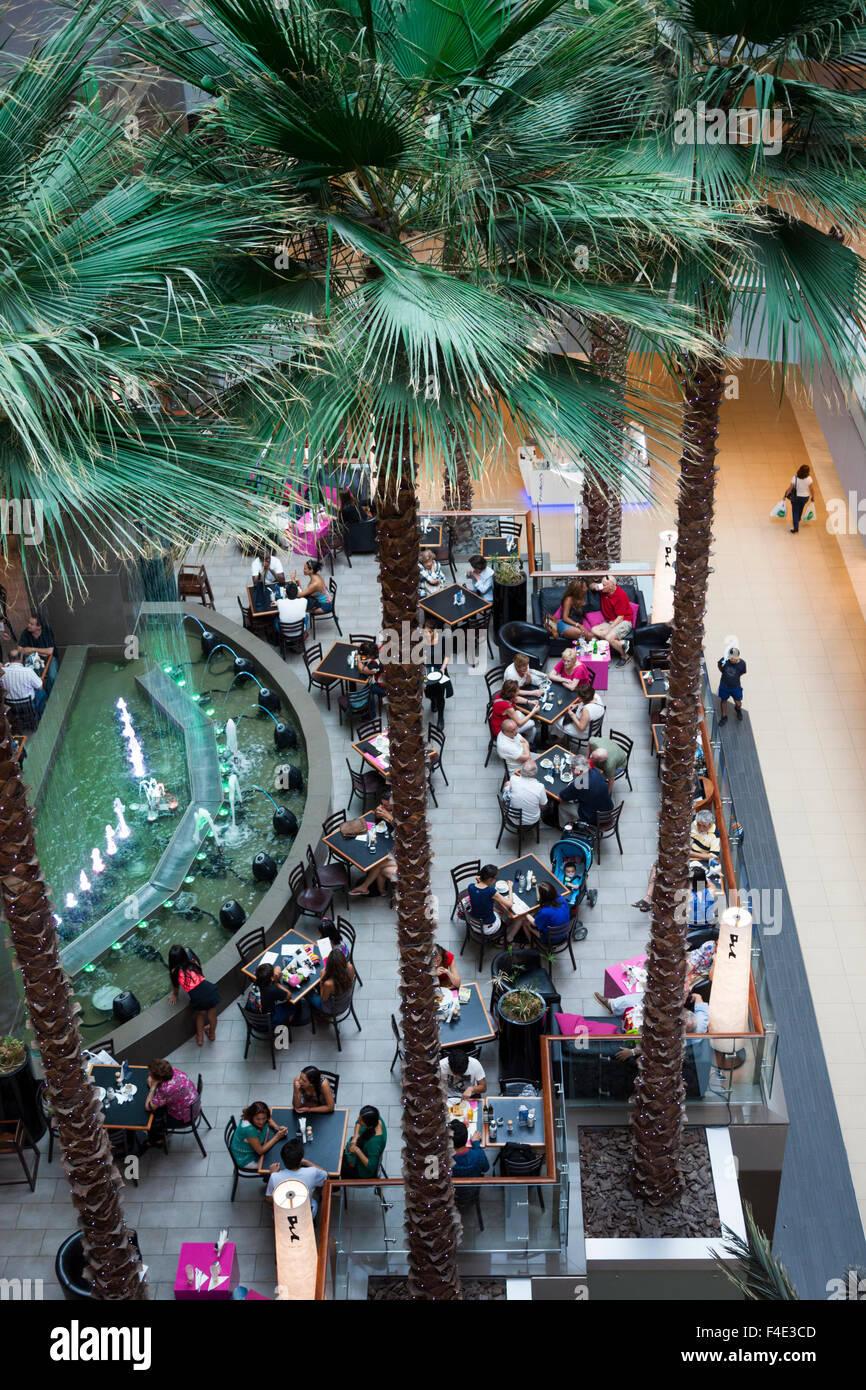 Chile, Santiago, Interior of the Costanera Center shopping mall Stock ...