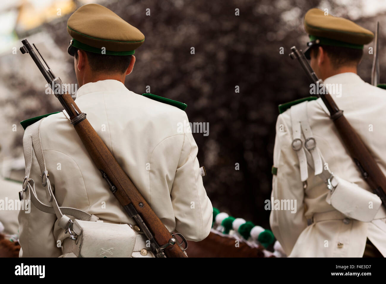 Chile, Santiago, Palacio de la Moneda, Presidential Palace, changing of ...