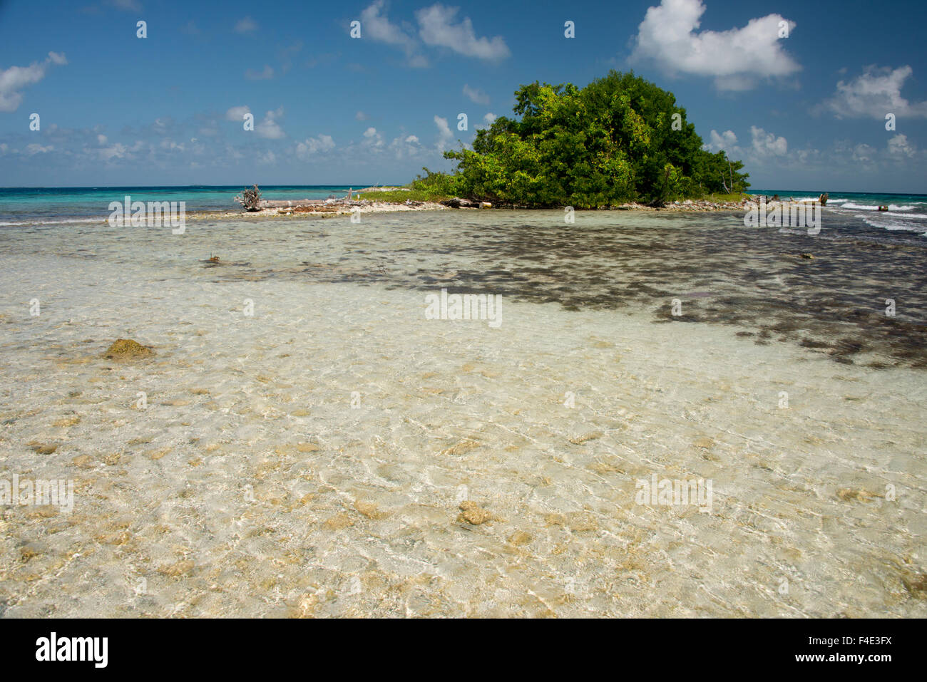 Belize, Stann Creek District near Placencia. Laughing Bird Caye ...