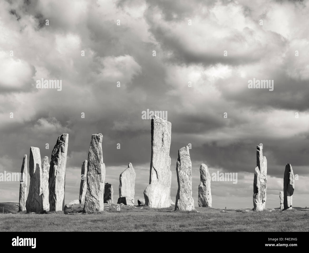Standing Stones of Callanish on the Isle of Lewis. The megalithic ...