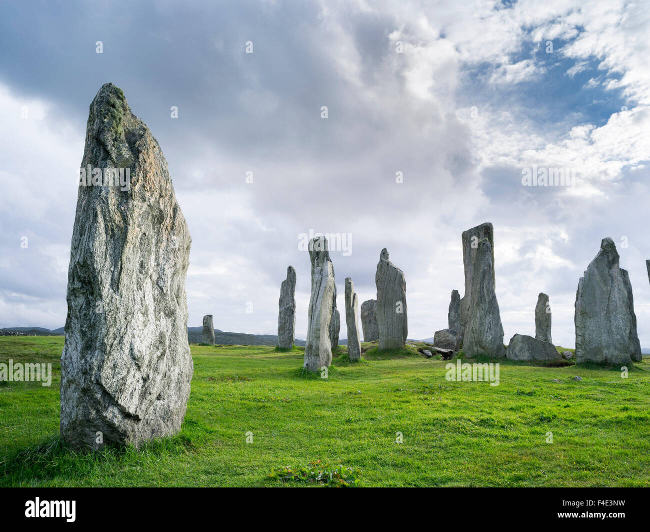 Standing Stones of Callanish on the Isle of Lewis. The megalithic ...