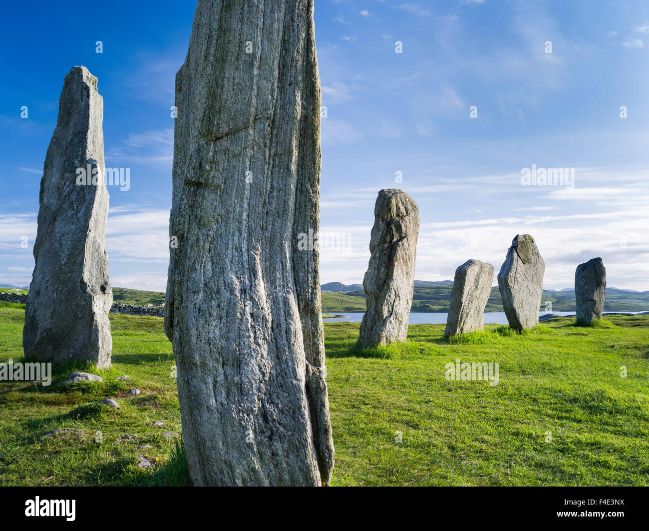 Standing Stones of Callanish on the Isle of Lewis. The megalithic ...