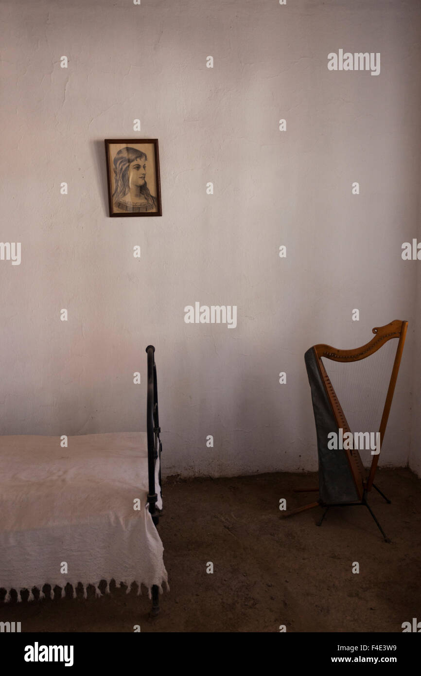 Chile, Elqui Valley, Vicuna, Museo Gabriela Mistral, dedicated to Noble ...