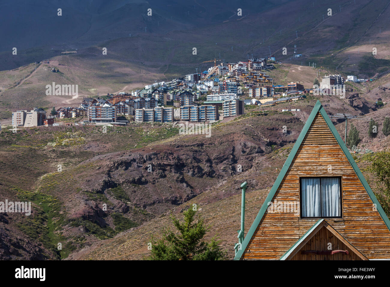 Chile, Andes Mountains, La Parva, ski resort in summer Stock Photo - Alamy