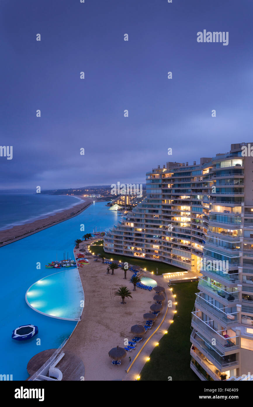 Chile, Algarrobo. San Alfonso del Mar resort has the world's largest ...