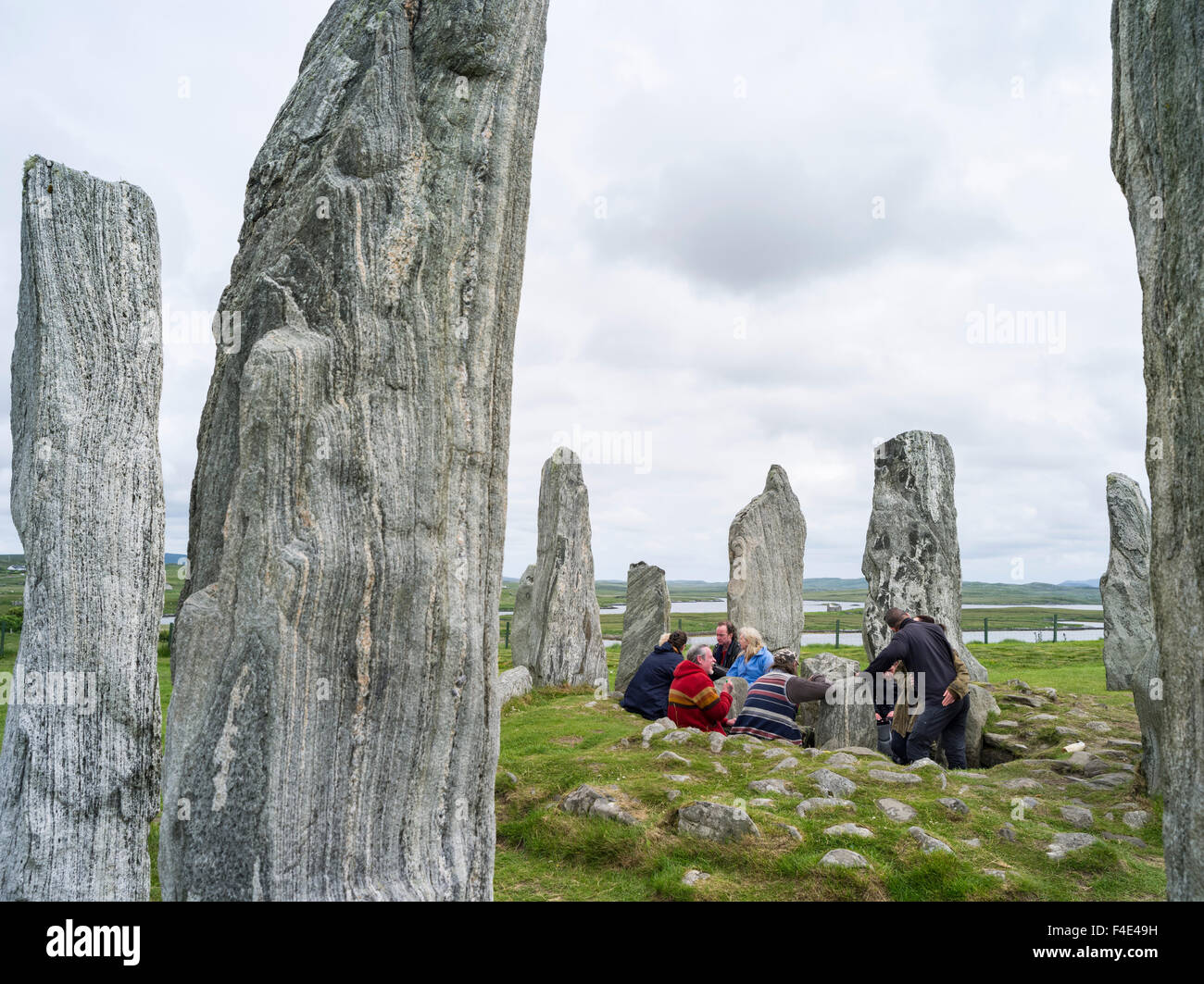 Standing Stones of Callanish on the Isle of Lewis. Summer solstice ...