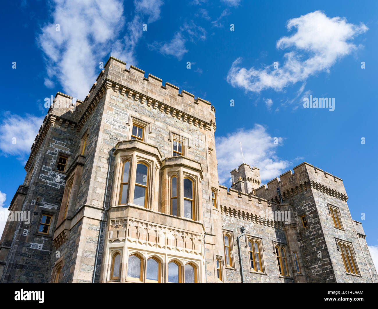 Stornoway, the largest town. Lews Castle and gardens, now museum and ...