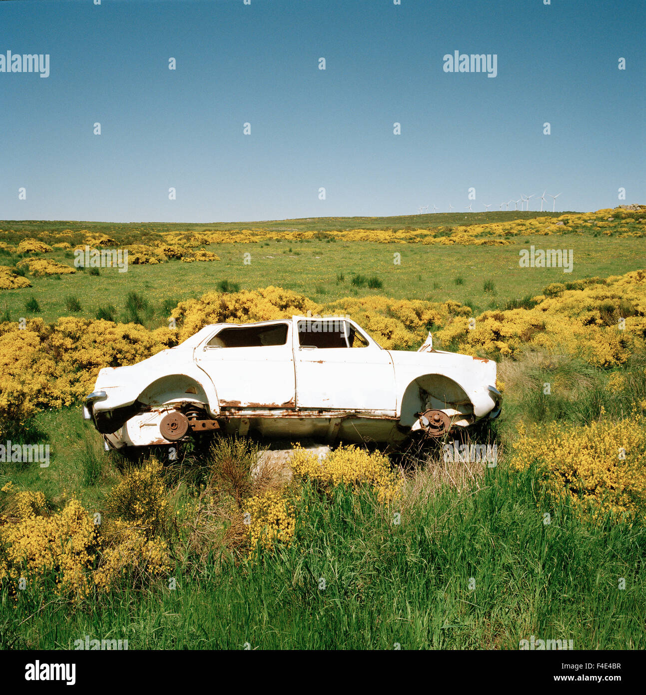 Car wreck landscape hi-res stock photography and images - Alamy