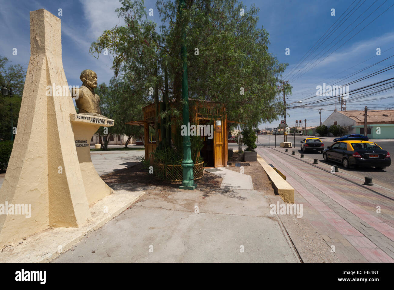 Chile, Maria Elena, last working saltpeter mining town in Chile, town ...