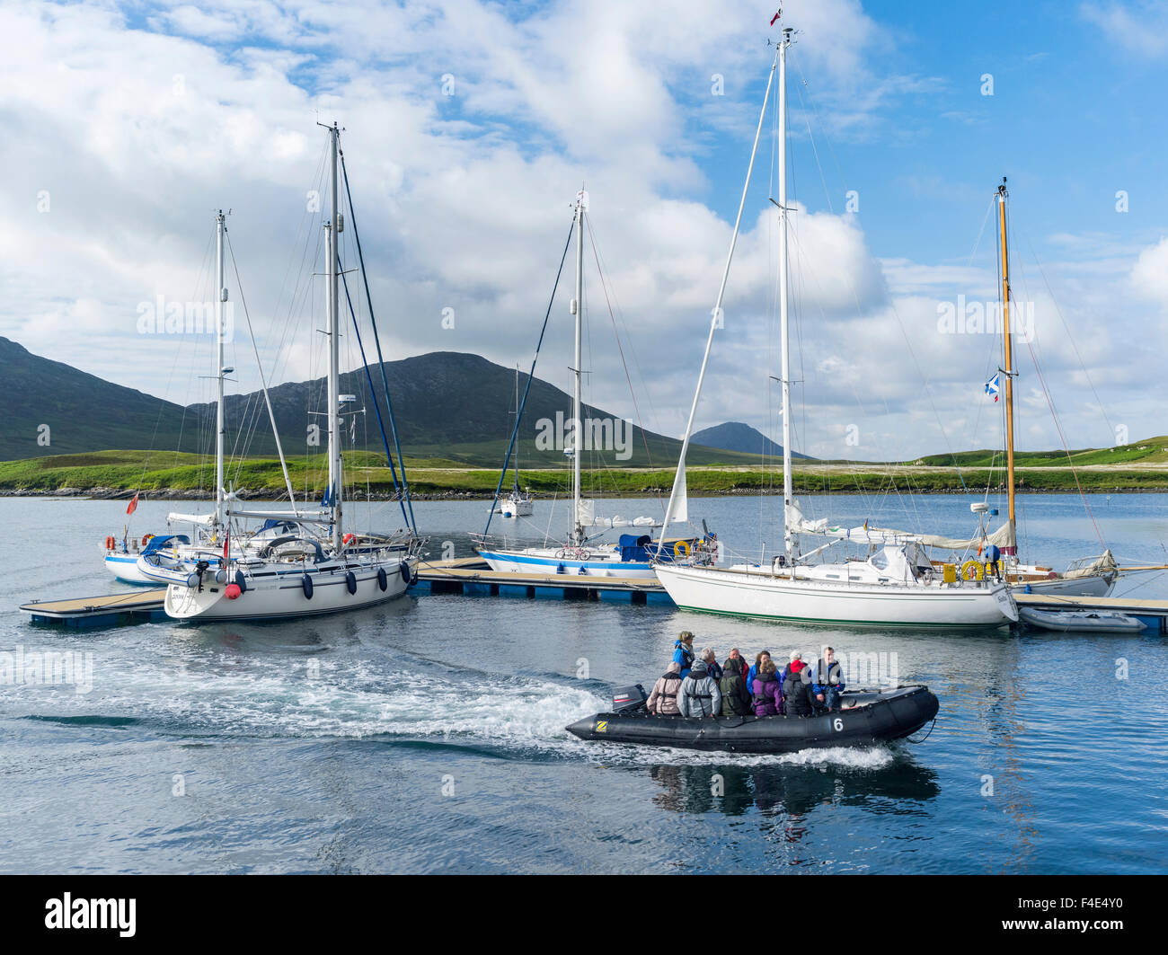 Lochmaddy, the main village on the island of North Uist (Uibhist a ...