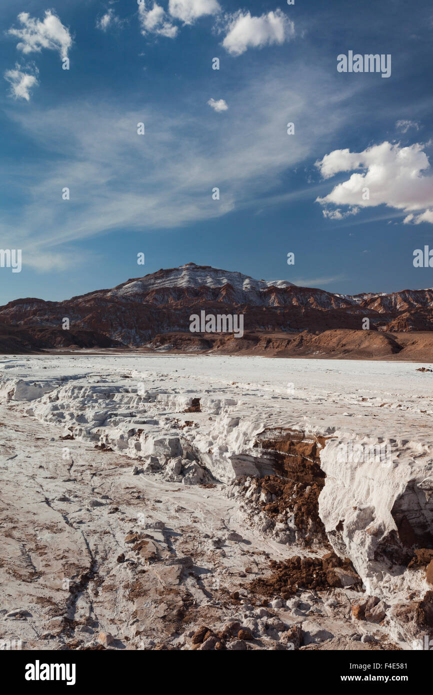 Chile, Atacama Desert, San Pedro de Atacama, Valle de la Luna, salt ...