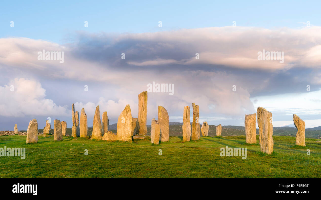 Standing Stones of Callanish on the Isle of Lewis. The megalithic ...