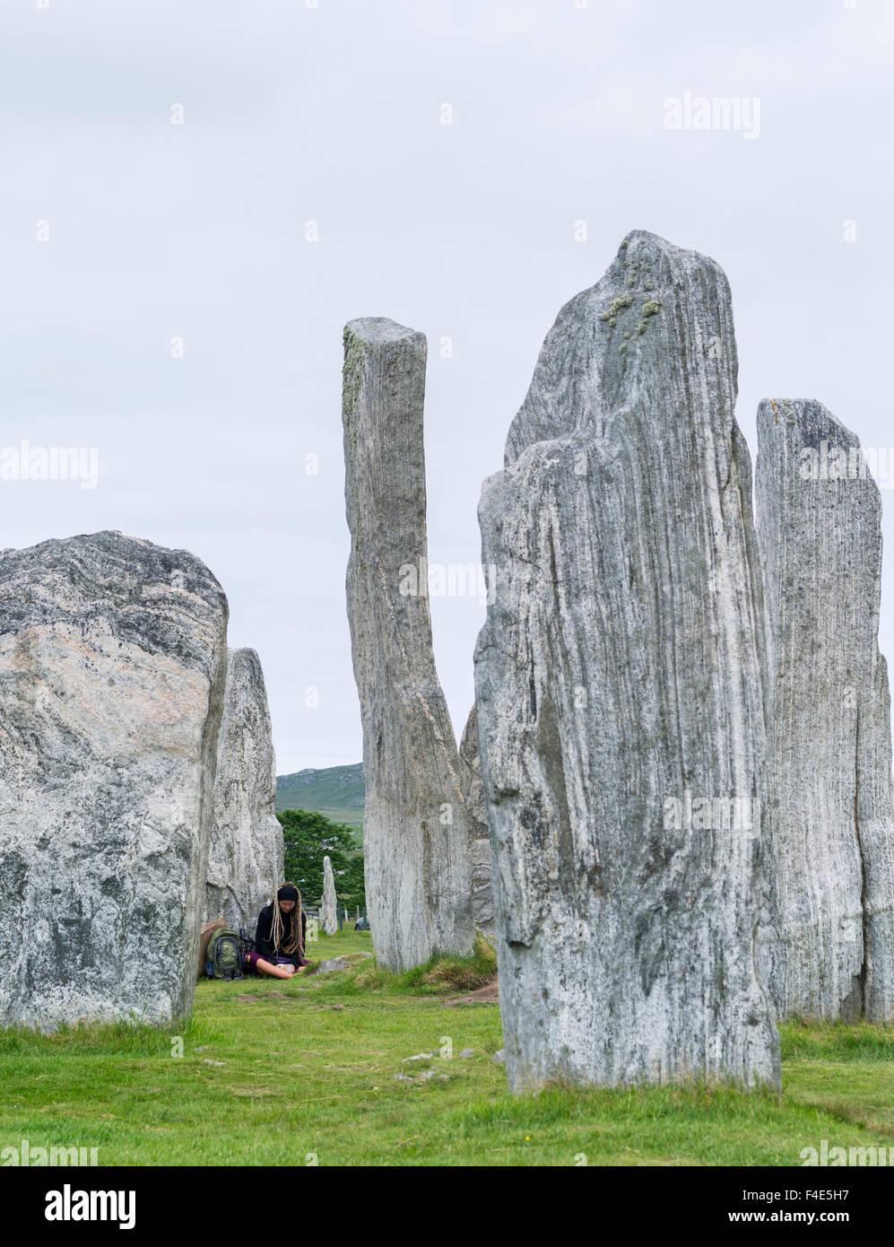 Standing Stones of Callanish on the Isle of Lewis. Summer solstice ...