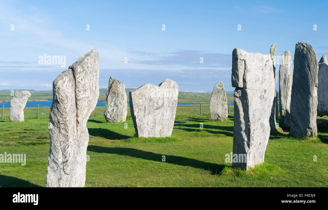 Standing Stones of Callanish on the Isle of Lewis. The megalithic ...