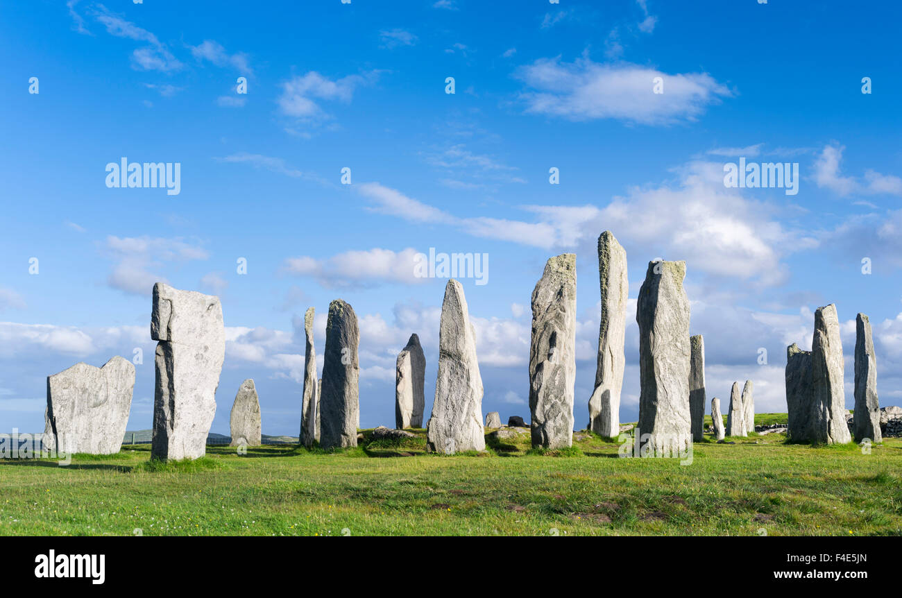 Standing Stones of Callanish on the Isle of Lewis. The megalithic ...