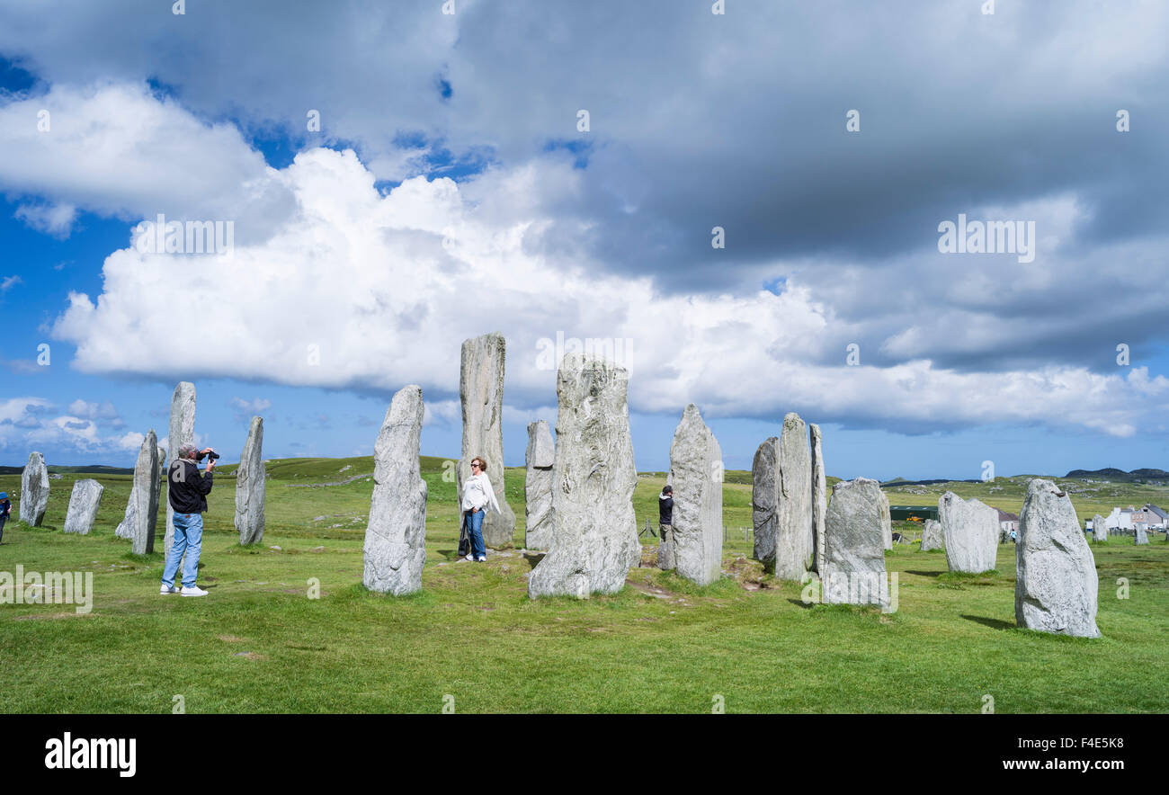 Standing Stones of Callanish on the Isle of Lewis. The megalithic ...