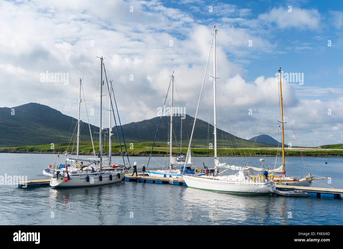 Lochmaddy, the main village on the island of North Uist (Uibhist a ...
