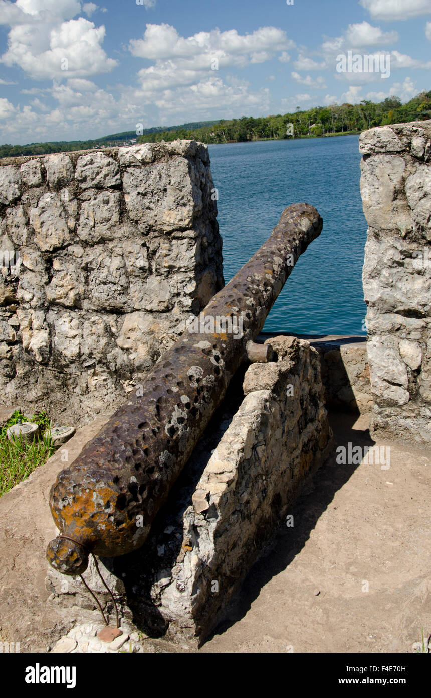 Guatemala, Rio Dulce National Park. Castillo de San Felipe. Spanish ...