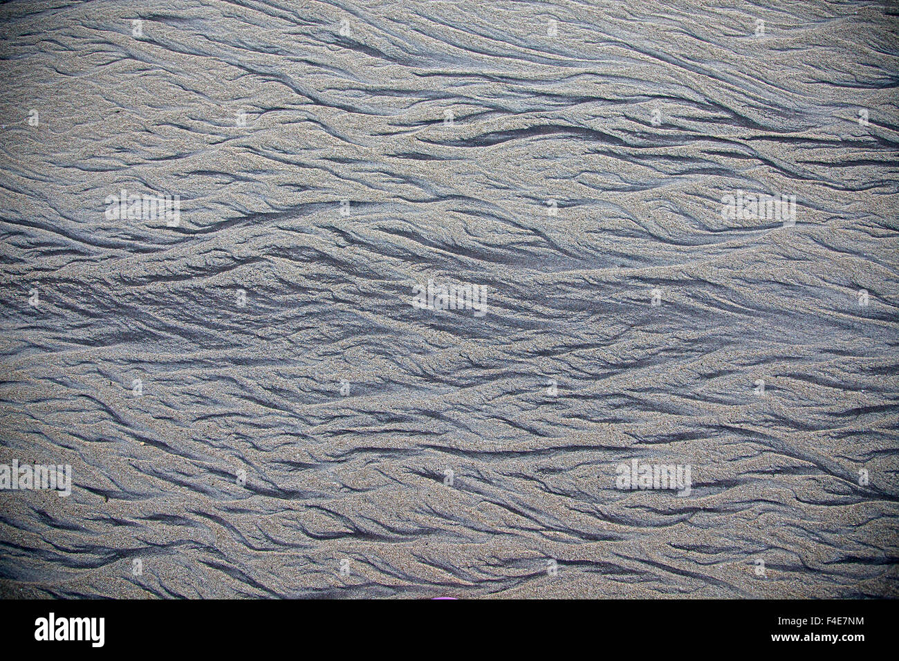Central America, El Salvador, beach sand patterns Stock Photo - Alamy