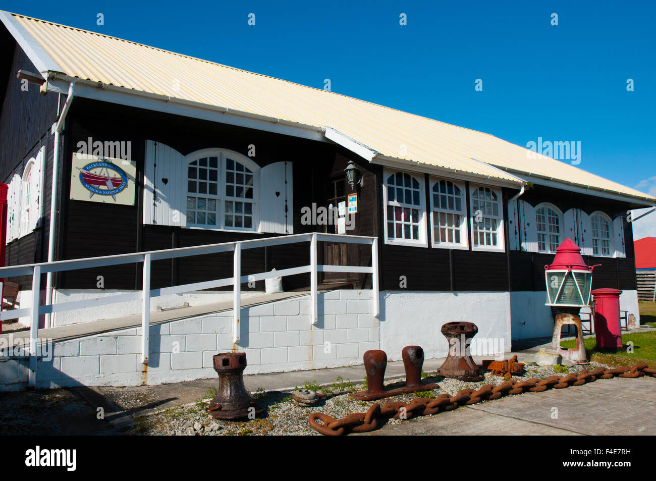 Falkland Islands. Stanley. Falkland Islands Museum Stock Photo - Alamy