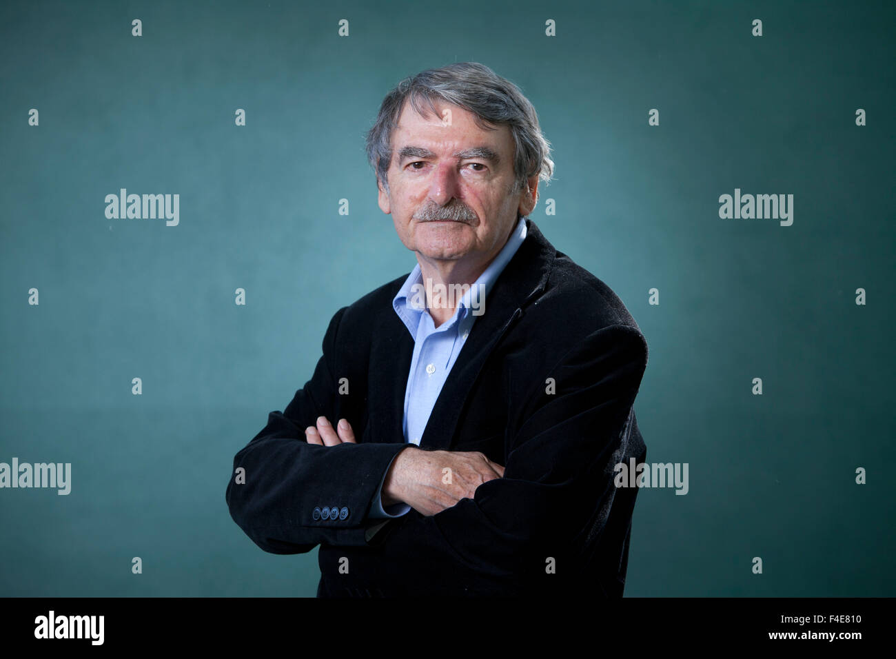 David John Lodge , the English author and literary critic, at the ...