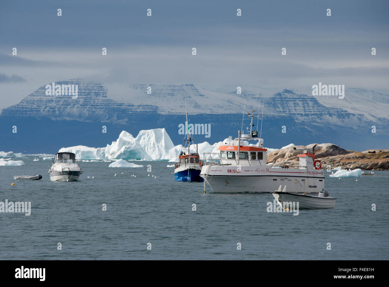 Greenland, Nuussuaq Peninsula, Disko Bay, Qaasuitsup, Saqqaq. Harbor ...